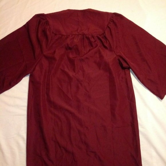 Other | Burgundy Graduation Gown Halloween Costumes Judge Angel 48x51 ...
